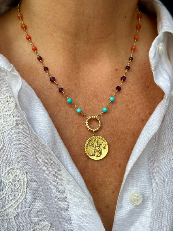 BOHEME DELPH RAINBOW BEAD CHAIN | Crafted-to-Order