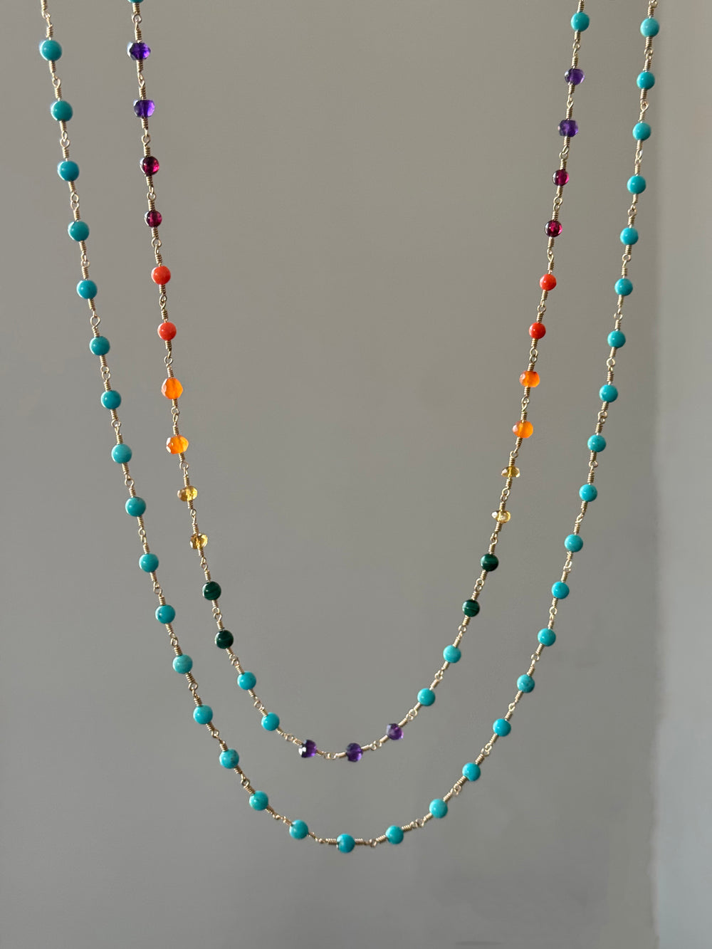 BOHEME DELPH RAINBOW BEAD CHAIN | Crafted-to-Order