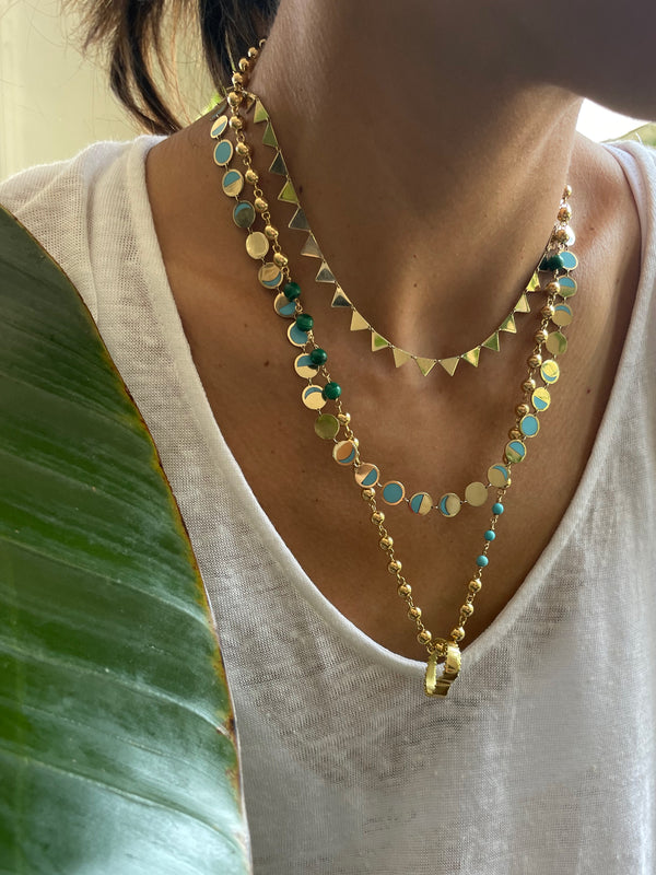 BOHEME RADIANT TRIANGLE GOLD CHAIN | Crafted-to-Order