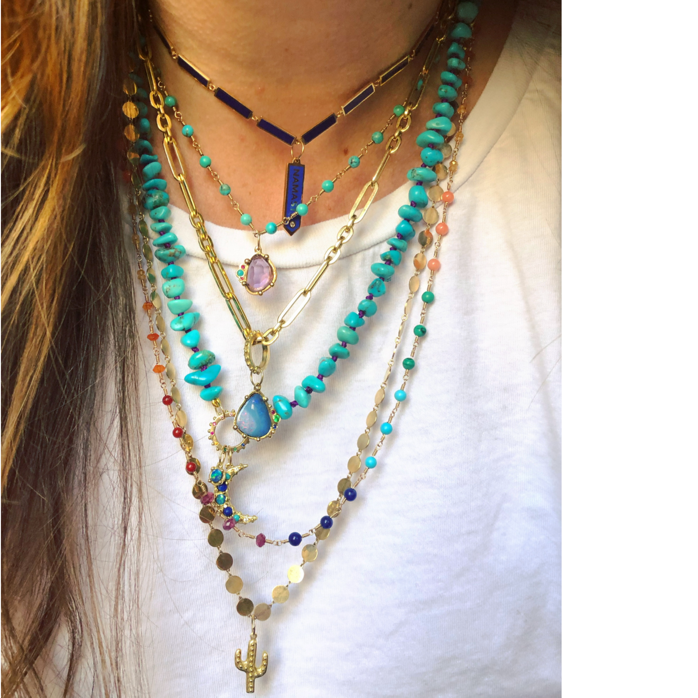 BOHEME DELPH RAINBOW BEAD CHAIN | Crafted-to-Order